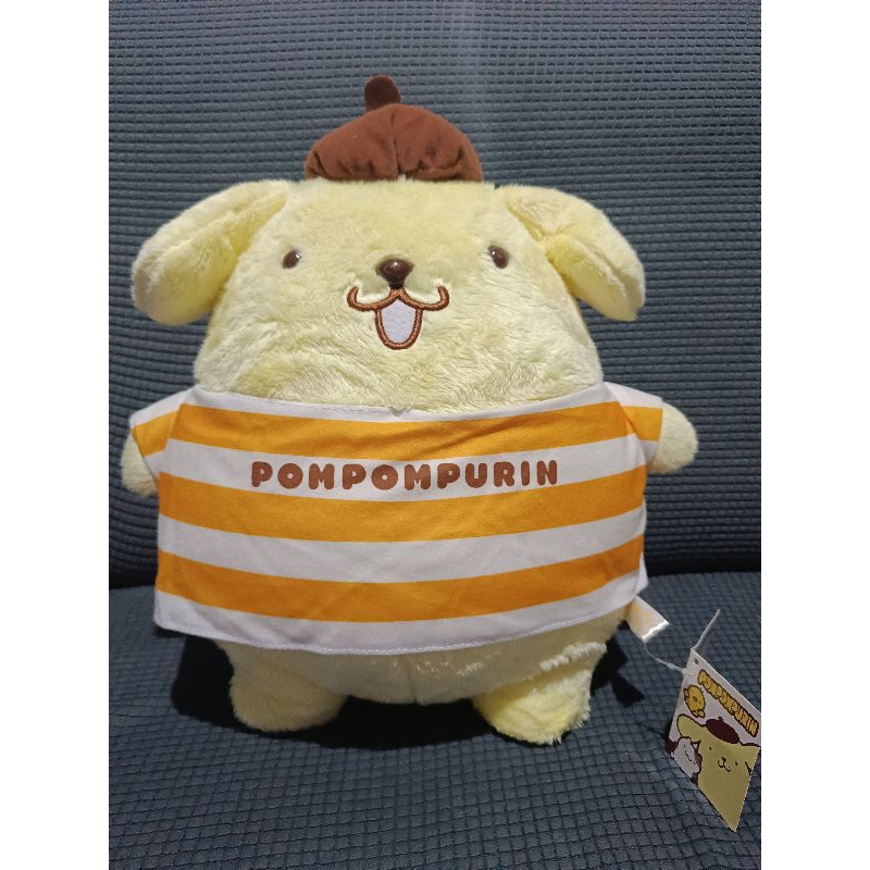 Pompompurin Purin Sanrio Furyu Large Plush 12" TAG Toy Doll Japan ...