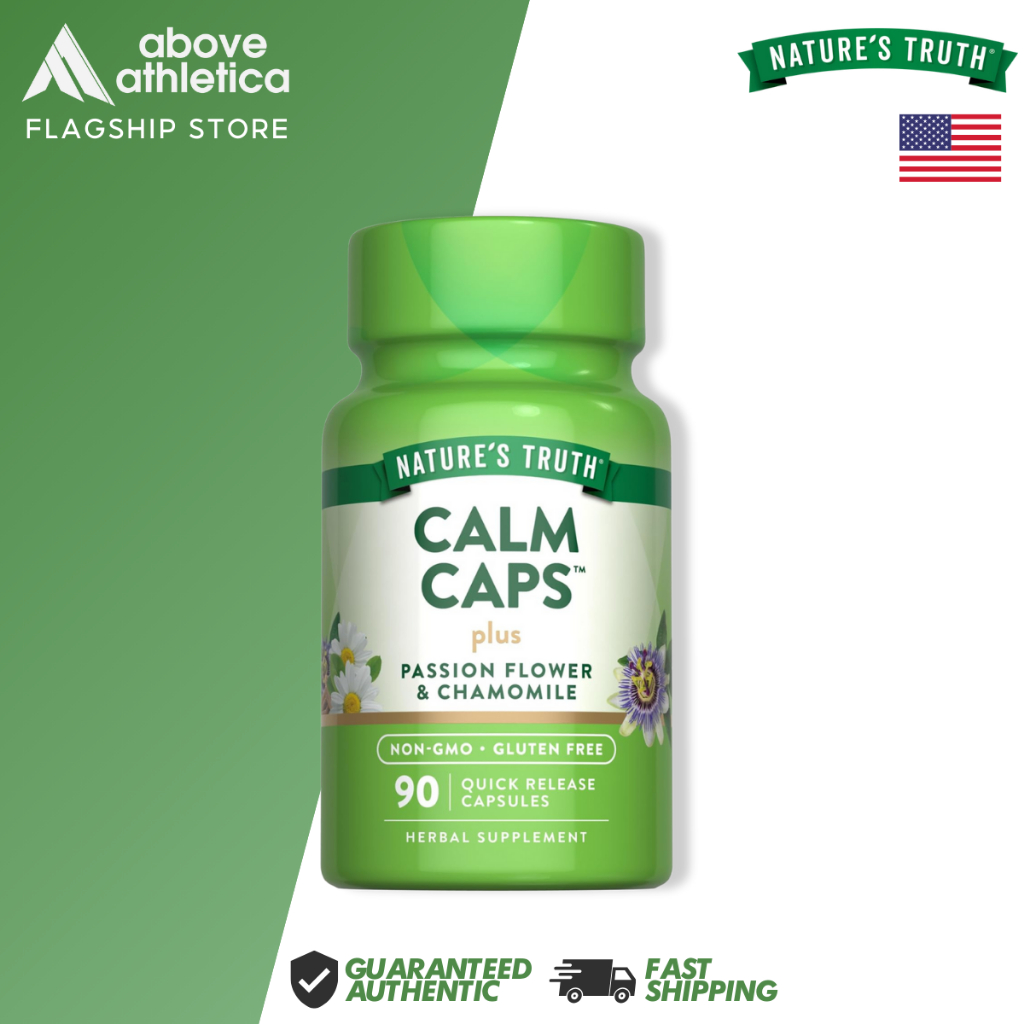 Nature's Truth Calm Caps - 90 Capsules | with Passion Flower and ...
