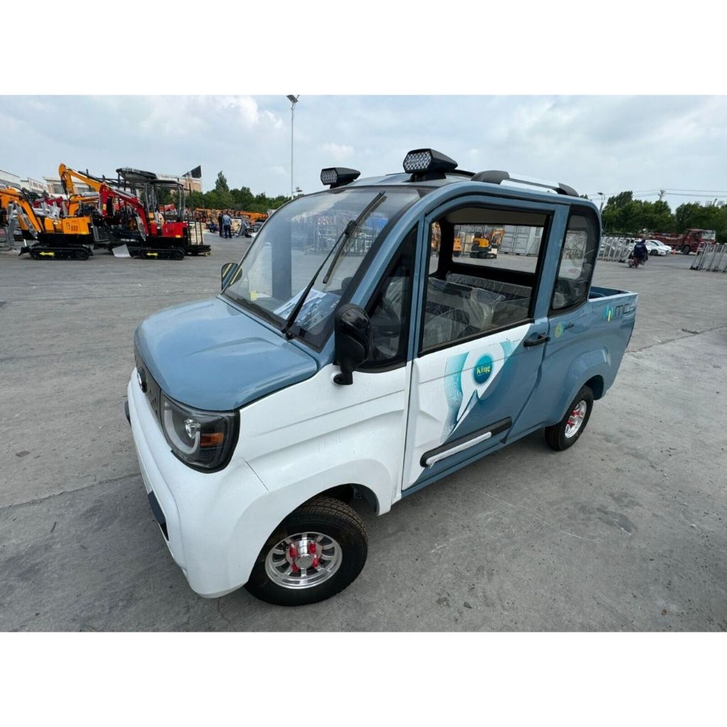Brand new cheap cute automatic car 4 wheel cargo pickup electric car ...