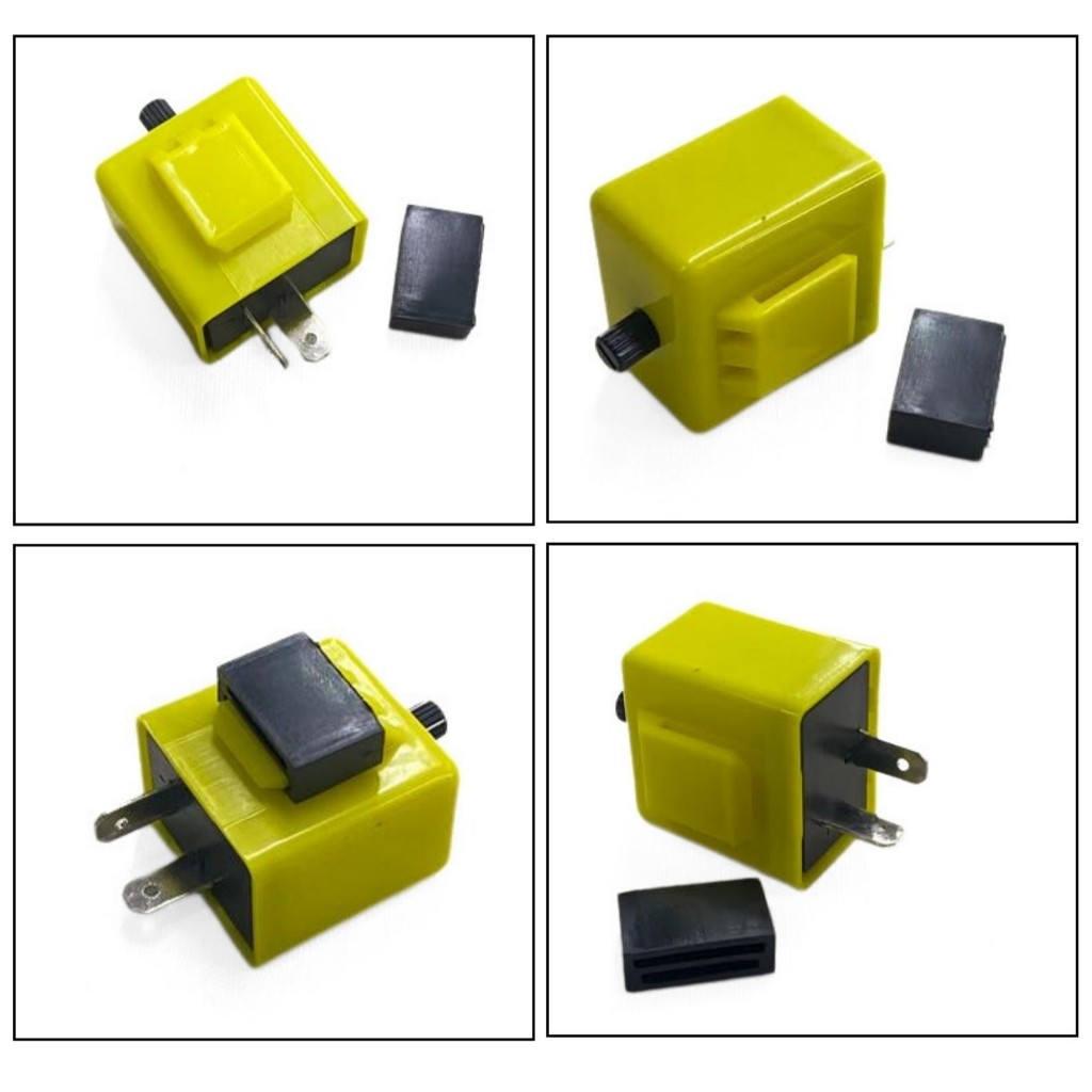 Motorcycle Flasher Relay Blinker Adjustable Turn Signal Indicator 12V ...