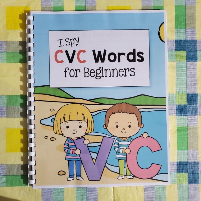 PreK-Grade3| I Spy CVC Words for Beginners| 59 pages | Shopee Philippines