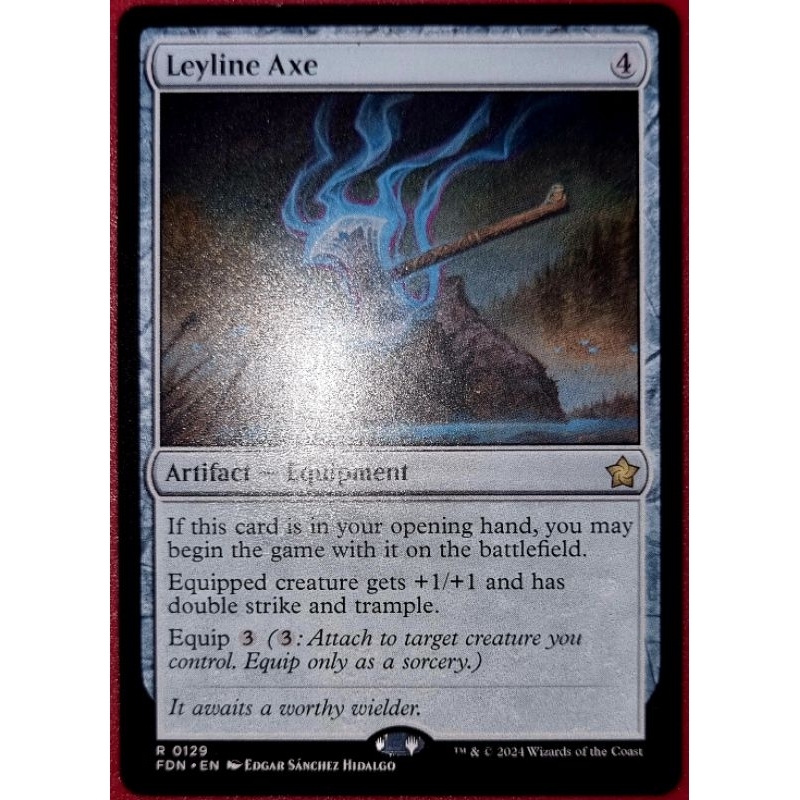 Leyline Axe FDN (Nonfoil/Borderless) | Shopee Philippines