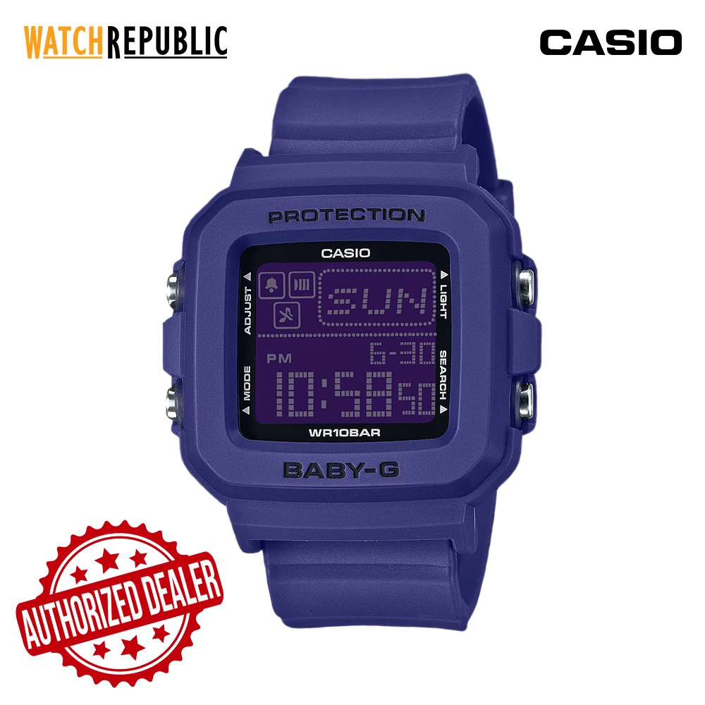 Casio Baby-G Blue Resin Digital Watch For Women BGD-10K-2DR | Shopee ...