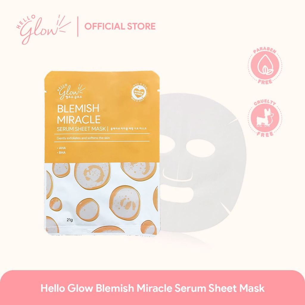 Hello Glow Serum Sheet Mask - Blemish Miracle | Shopee Philippines