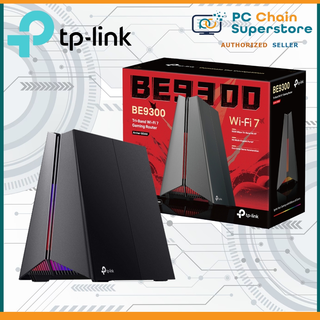 Tp-Link Archer GE550 BE9300 Tri-Band Wi-Fi 7 Gaming Router - Blazing ...