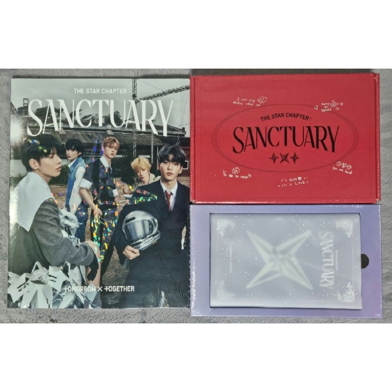 (ONHAND) TXT SANCTUARY ALBUM | KNIGHT SAVIOR LOVER ANGEL WEVERSE MERCH SEALED UNSEALED PC ...