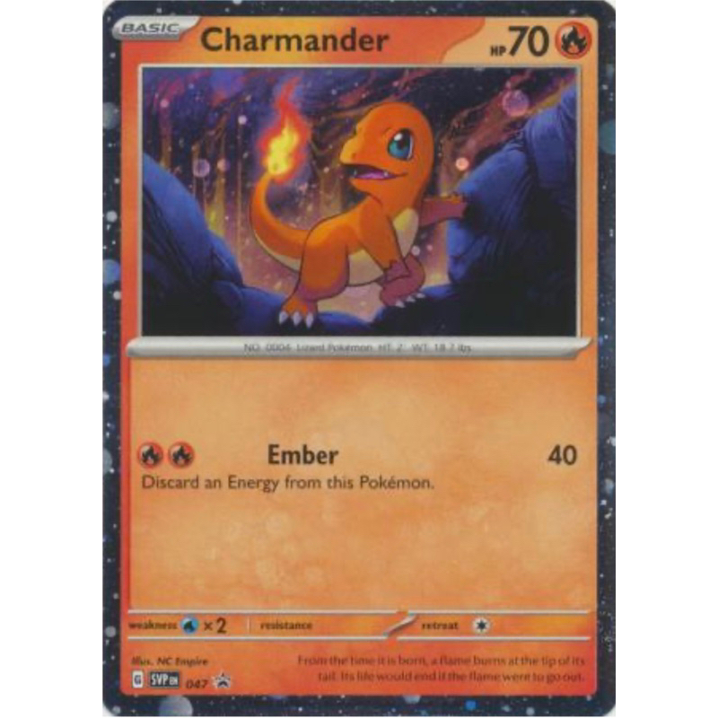Pokemon TCG - Charmander - SVP047 - Promo Pokemon Scarlet & Violet ...
