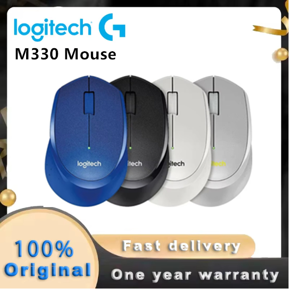 M330 Wireless Mouse Silent Mouse 2.4GHz 1000DPI with USB Receiver ...