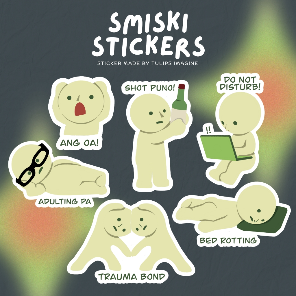 SMISKI Vinyl Waterproof Stickers | for Laptop, Notebook, Flask etc ...