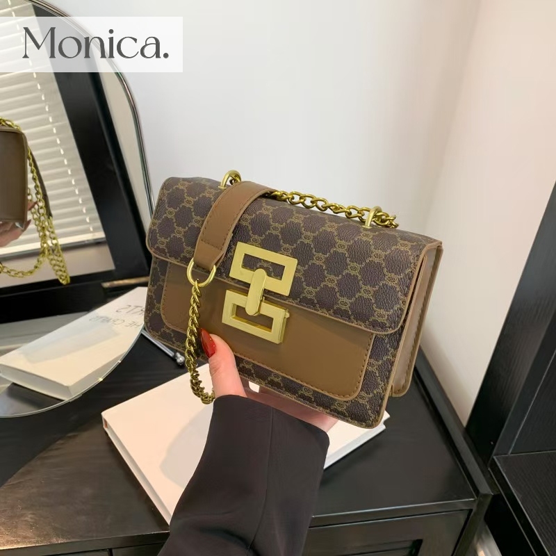 【Monica】Women's Simple Sling Bag Fashion Shoulder Bag Korean Diagonal ...