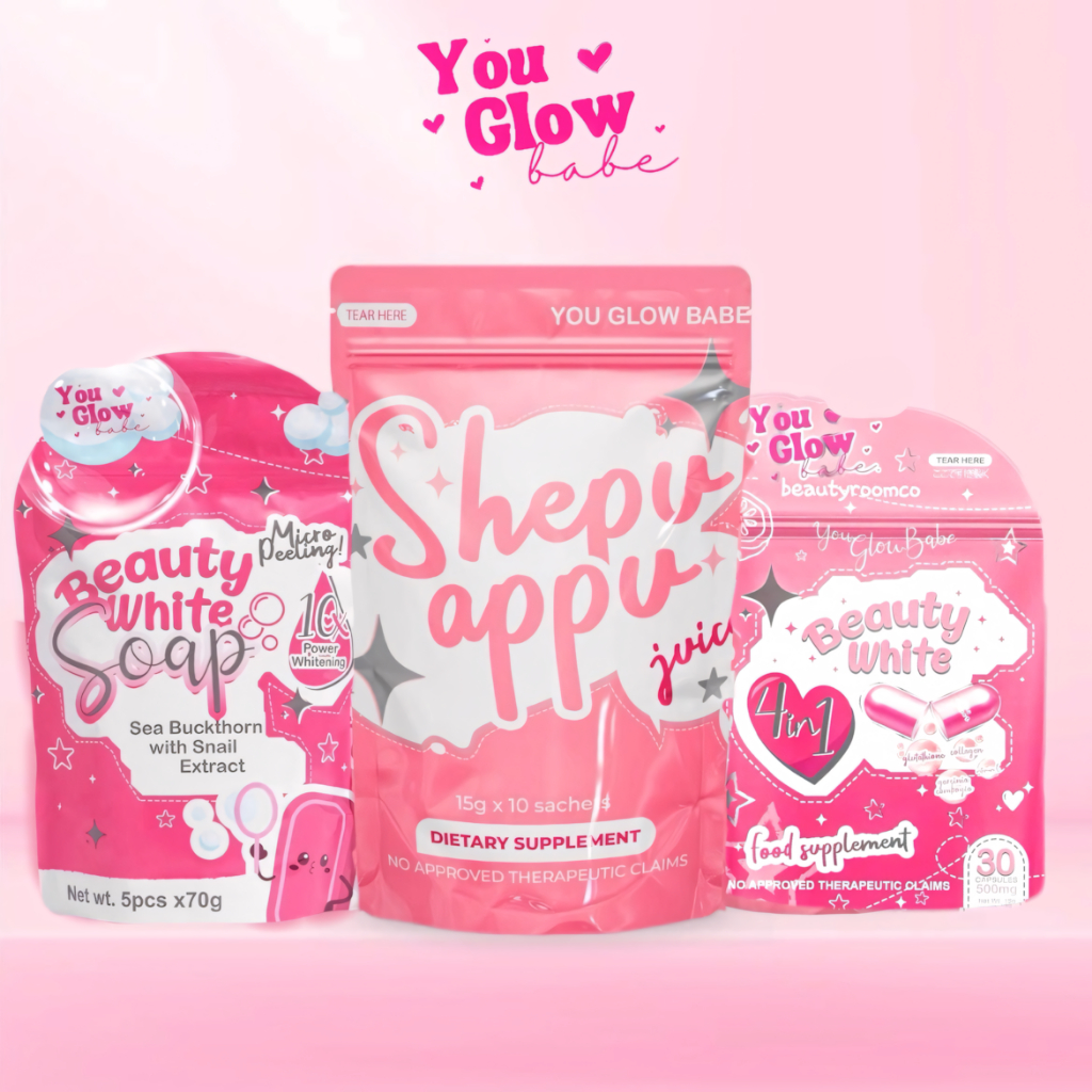 You Glow Babe Shepu appu Beauty White Capsule & Soap | Shopee Philippines