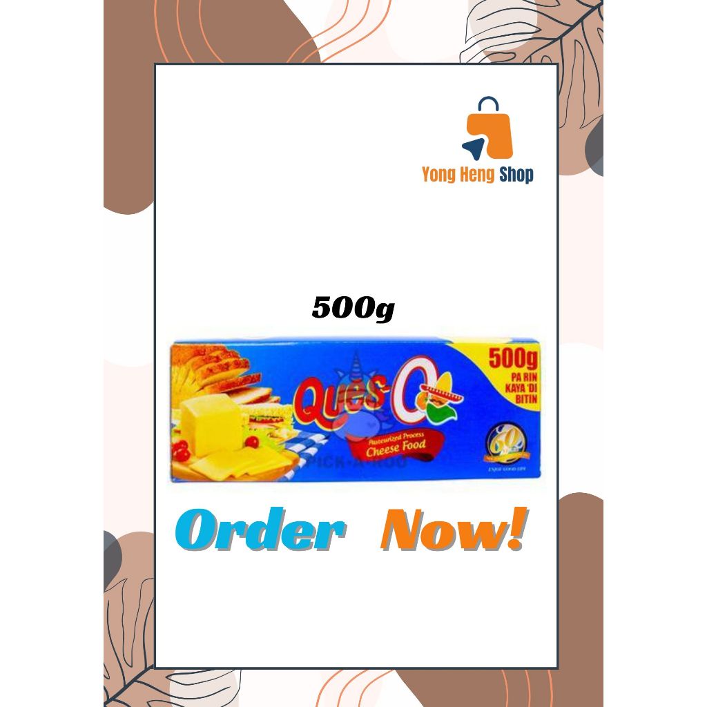 Ques-O Cheese 500g Lowcarb Cheese Pasteurized Process Cheese Food Can ...