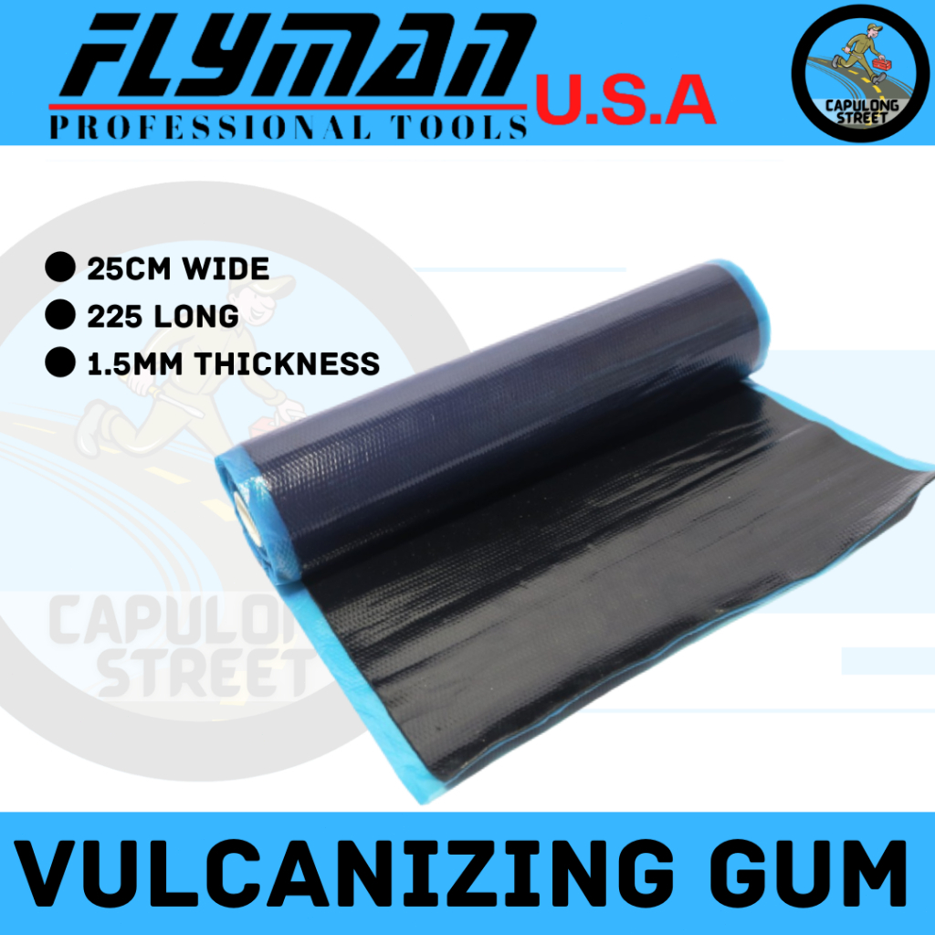 Capulong Flyman Vulcanizing Gum 25cmX225cm Big Vulcanizing Tool 1.5mm ...