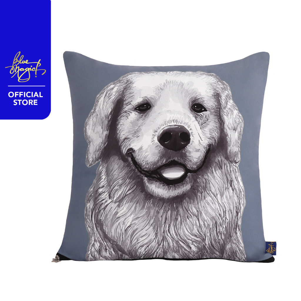 Blue Magic Sammy Dog 16x16 Pillow | Shopee Philippines