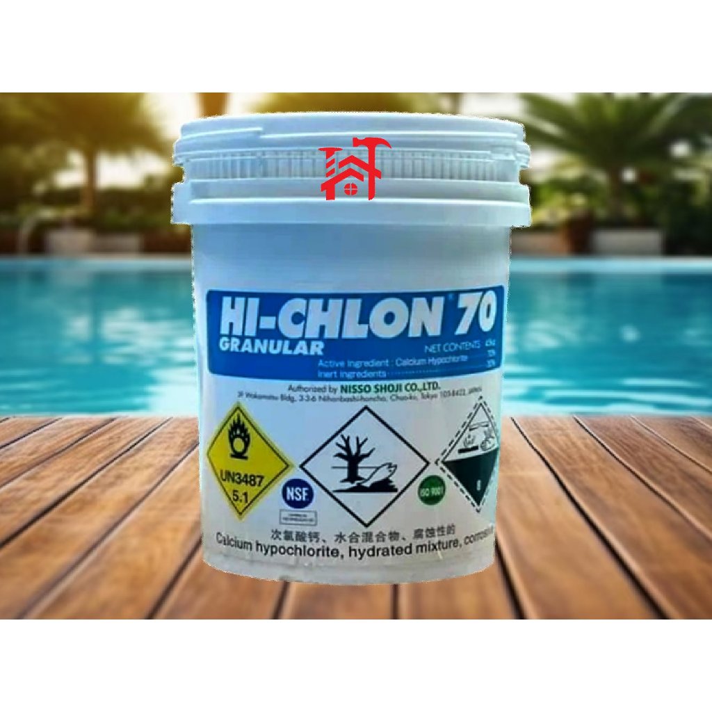 HI CHLON HICHLON HI-CHLON CHLORINE 70 ORIGINAL 45 KGS | Shopee Philippines