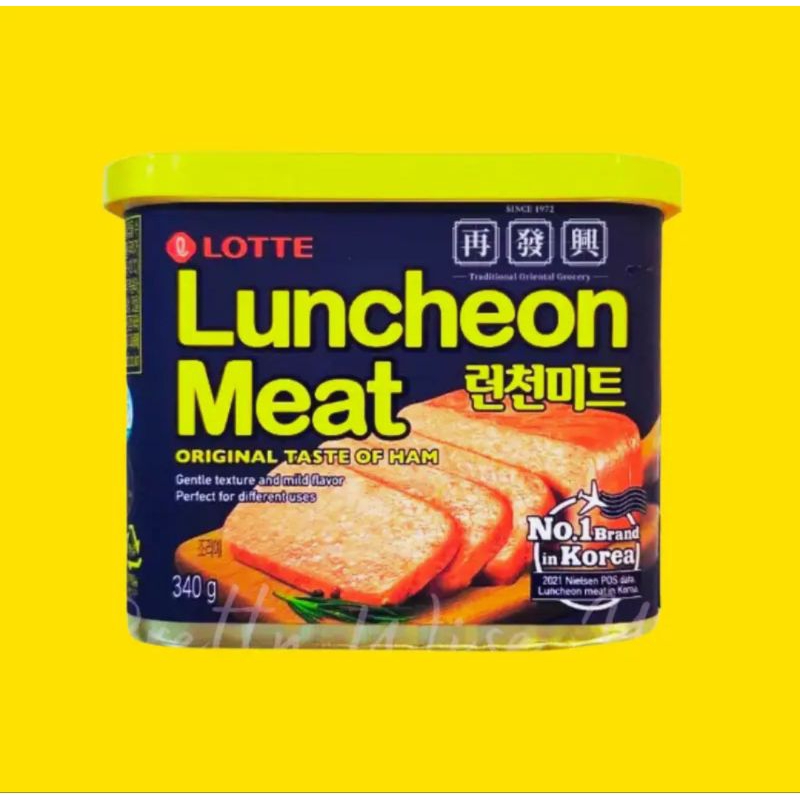 LOTTE Luncheon Meat Original | Shopee Philippines