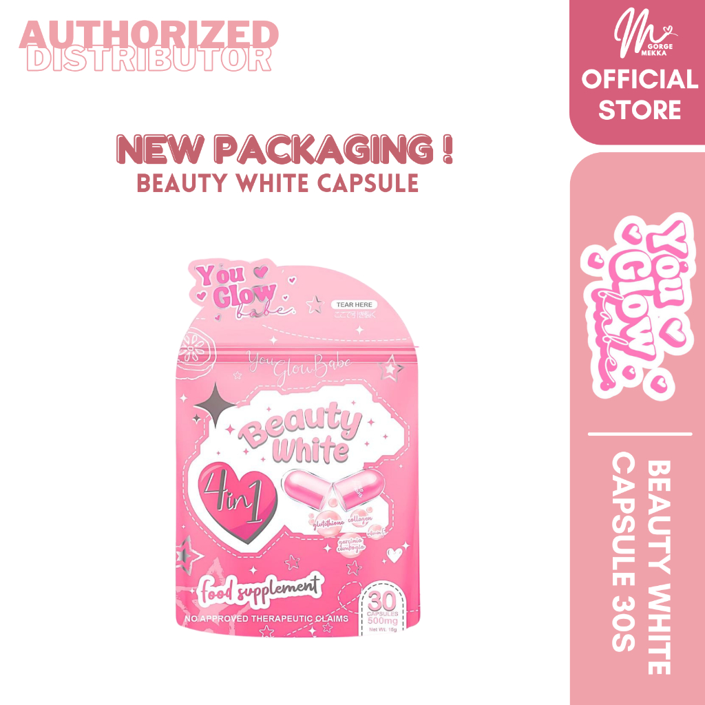 Beauty White You glow Babe Glutathione Collagen Slimming Capsule Supplements 30caps | Shopee ...