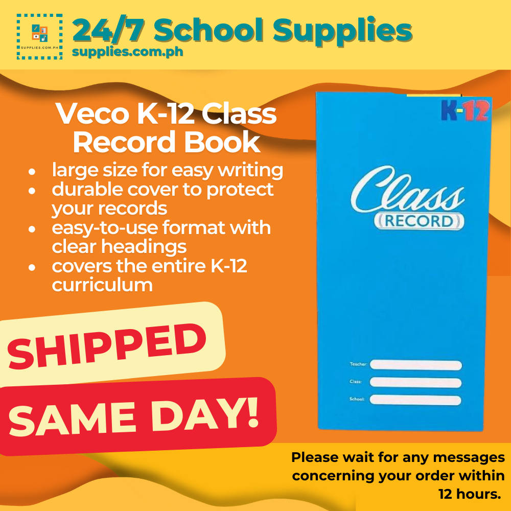 Veco K-12 Class Record - Big | Shopee Philippines
