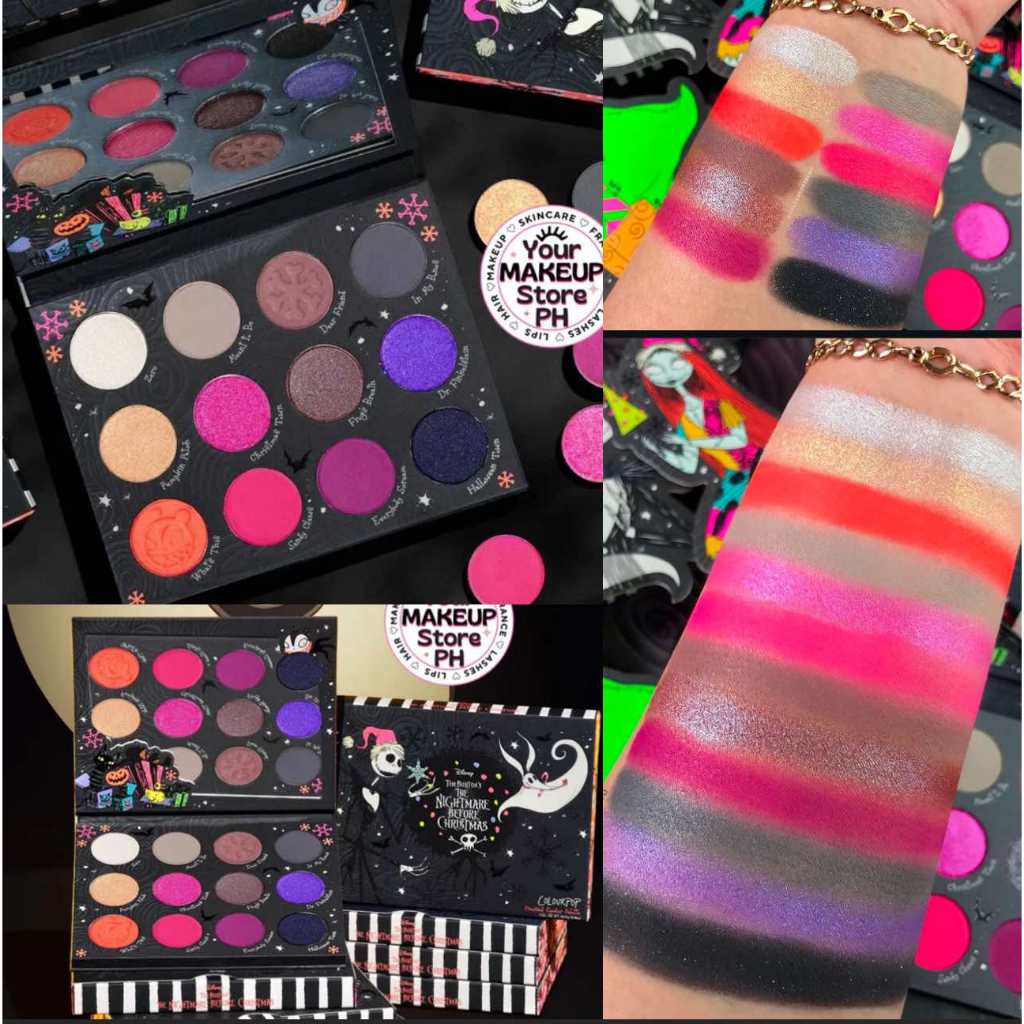 YMS COLOURPOP Tim Burton's The Nightmare Before Christmas Eyeshadow ...