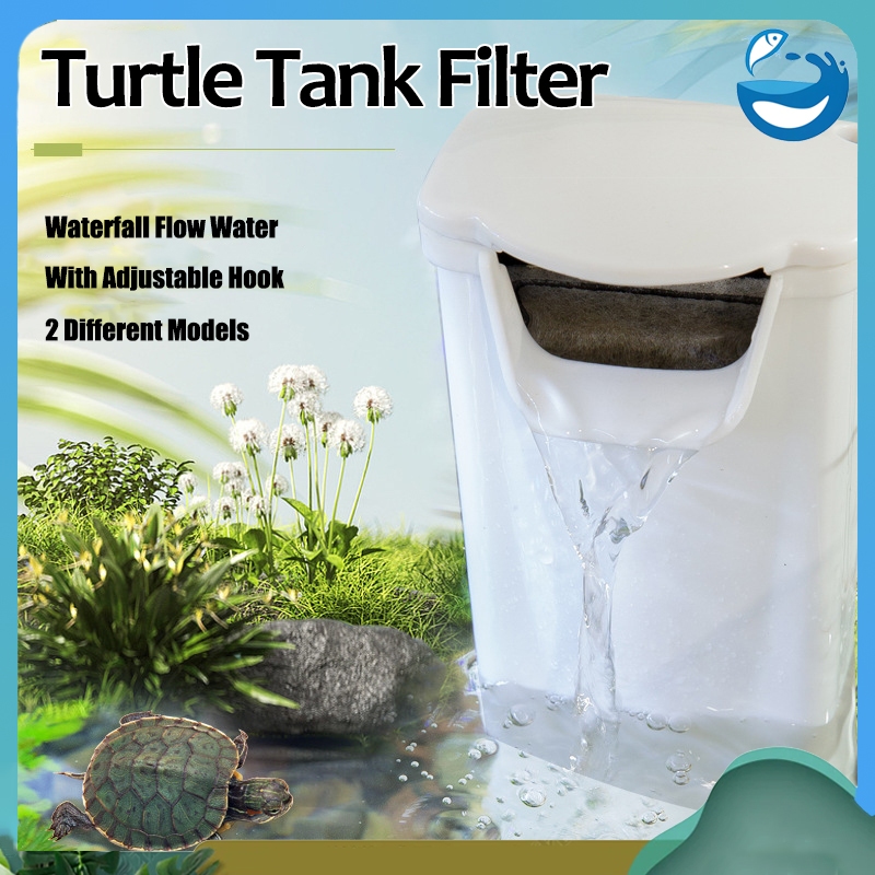 Aquarium Turtle Filter Silent Waterfall Low Level Filter Circulation ...