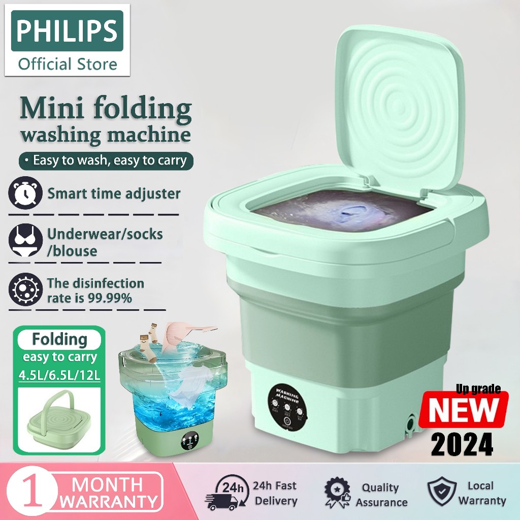 Philips 12L new mini foldable washing machine Smart home appliance ...