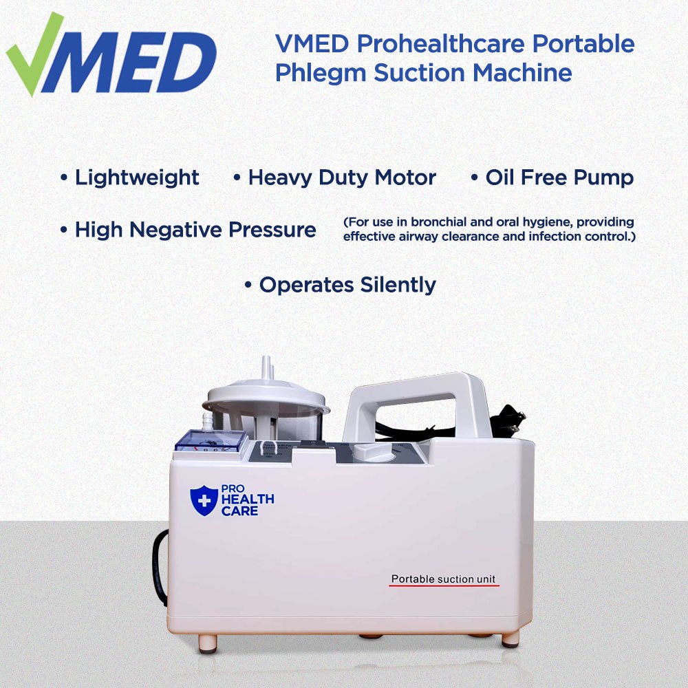 VMED Prohealthcare Portable Suction Machine | Shopee Philippines