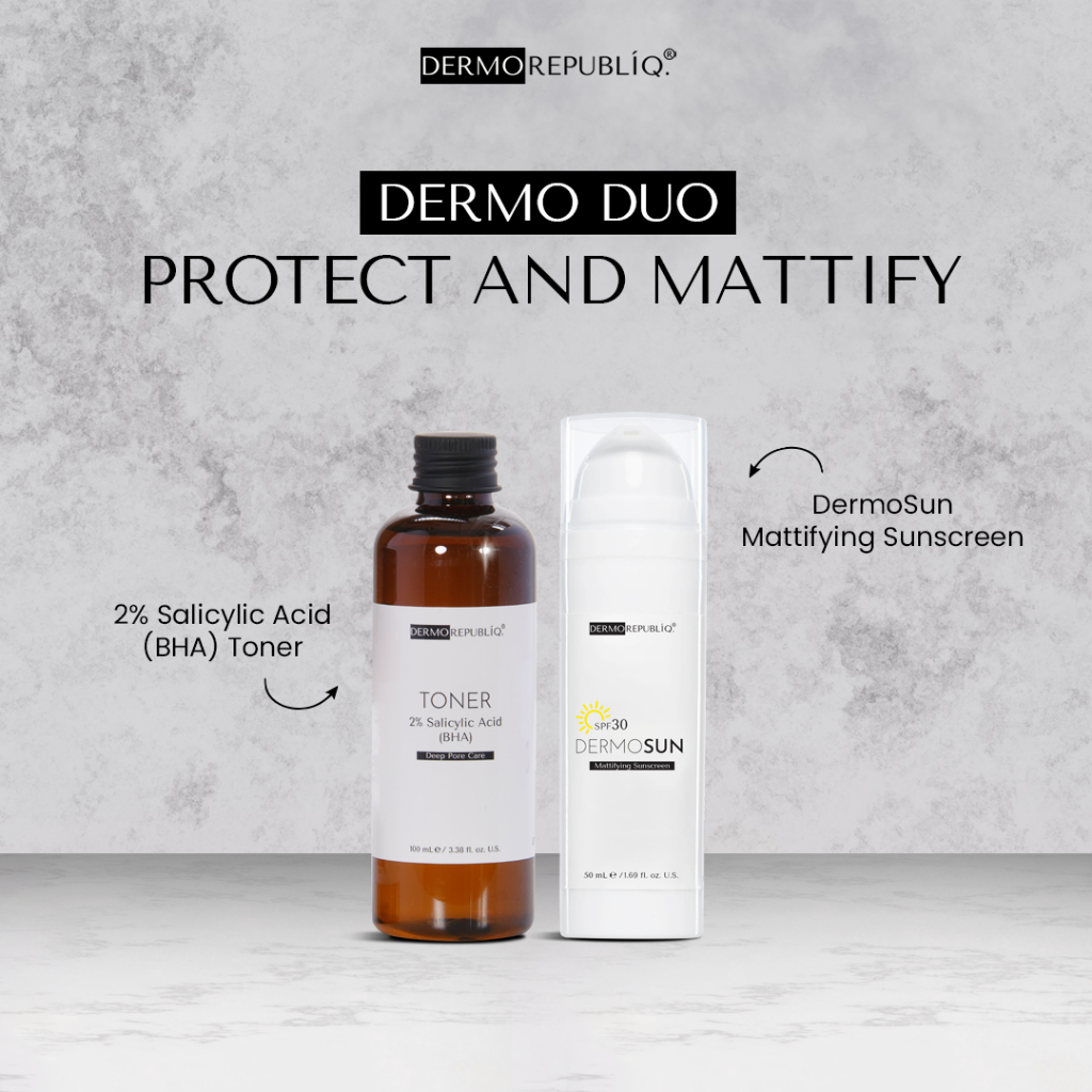 Dermorepubliq Dermo Duo - Protect and Mattify (DermoSun Sunscreen SPF30 ...