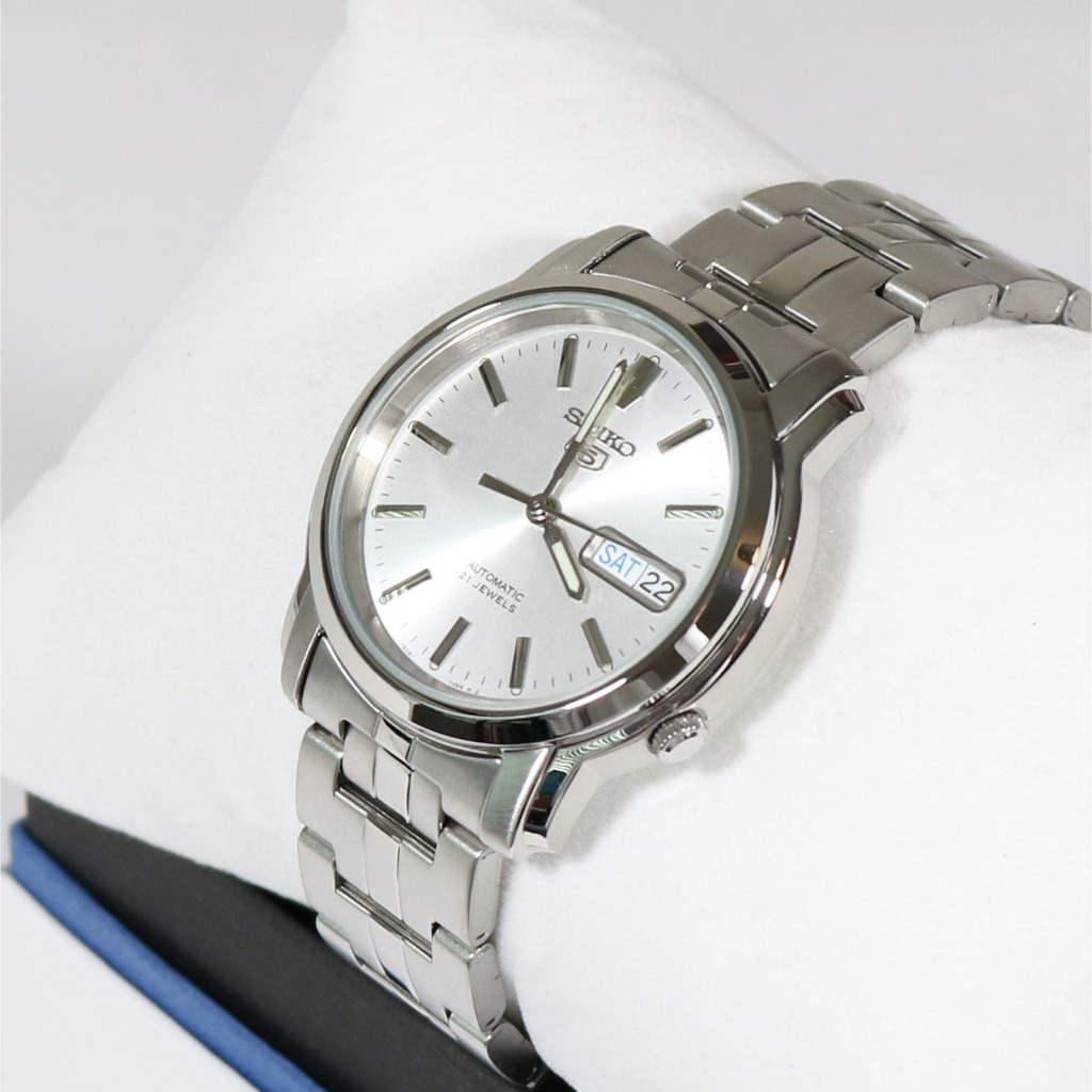 Seiko 5 SNKK65K1 Stainless Steel Silver Dial Automatic Watch | Shopee ...