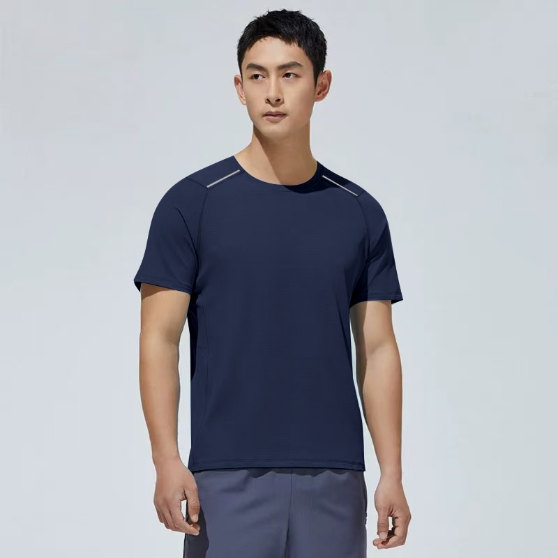 G830# Men's Sports DRI-FIT Ice silk Quick dry T-shirts short sleeves ...