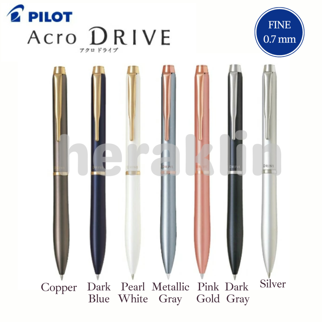 Pilot Acro Drive Pen (0.5mm, 0.7mm, 1.0mm ) | Shopee Philippines