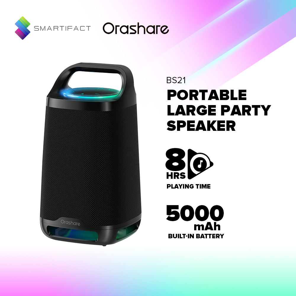 Orashare BS21 PartyBox Bluetooth Speaker With RGB Light 80W Powerful ...