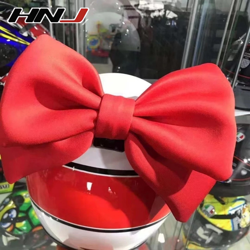 Helmet Women Bow Decoration Double-layer Raimu Cute Bows Accessories ...