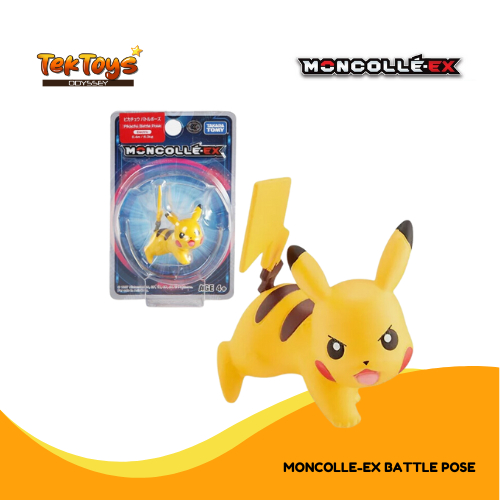 MONCOLLE-EX - POKEMON - PIKACHU BATTLE POSE | Shopee Philippines