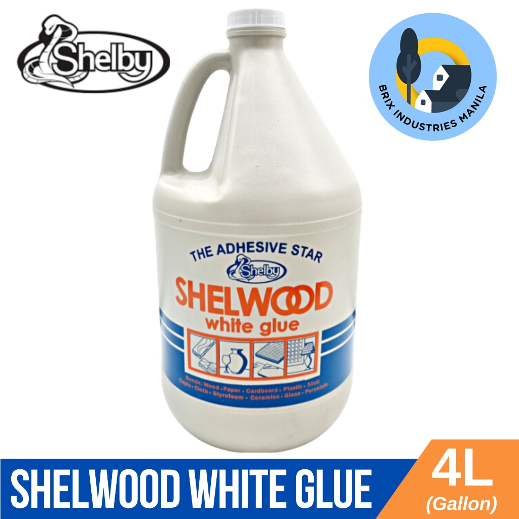 Shelby Shelwood White Glue 4L (Gallon) The Adhesive Star | Shopee ...