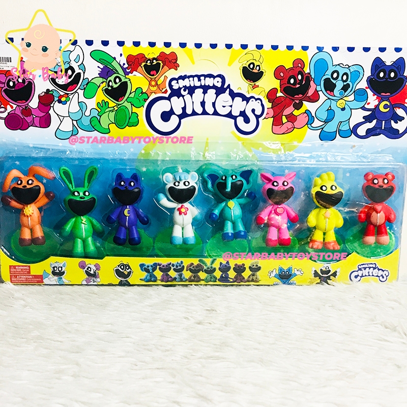 Star Baby Toy Store Smiling Critters 8pcs Mini Figures Set – Fun Toys ...