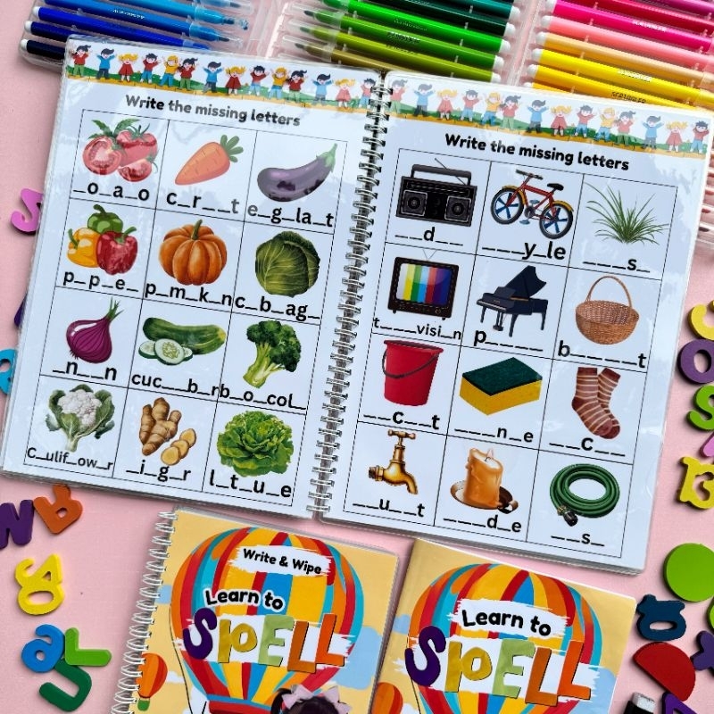 Learn To Spell WorkBook Educational Learning Book | Shopee Philippines
