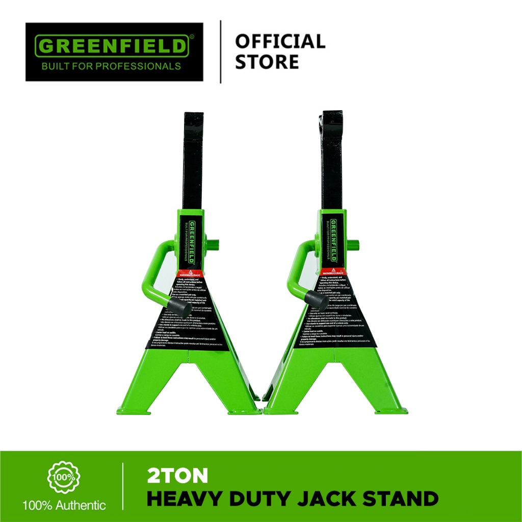 Greenfield Heavy Duty Jack Stand 2T - Mechanic Tools | Shopee Philippines