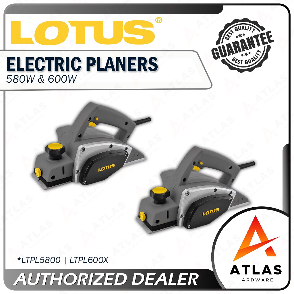 Lotus Electric Planer 580W LTPL5800 | 600W LTPL600X | Shopee Philippines