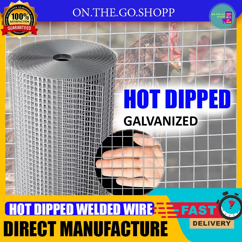 Hot Dipped Galvanized Welded Wire Mesh HOLE SIZE /4, 1/2 / Pambakod ...