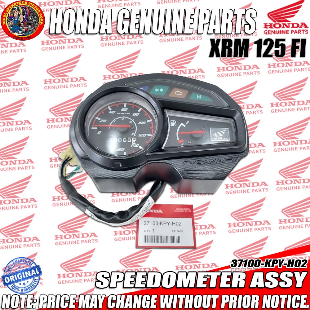 XRM 125 FI SPEEDOMETER ASSY (HPI) (GENUINE: 37100-KPY-H02) | Shopee ...