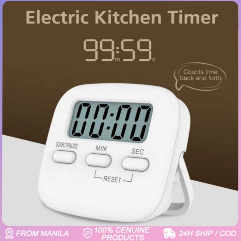 Digital Backlight LED Display Table Alarm Clock Snooze Thermometer ...
