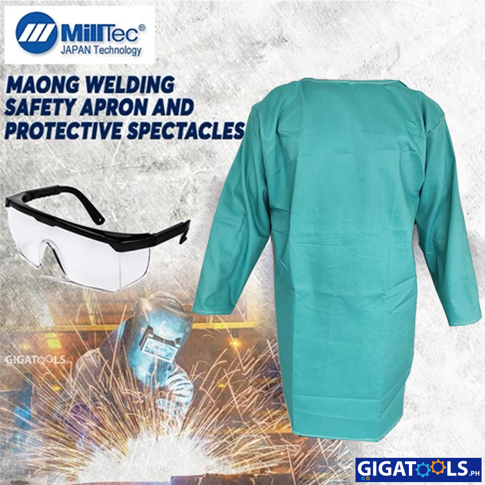 Milltec Maong Workshop Apron / Welding protection Apron with Protective ...