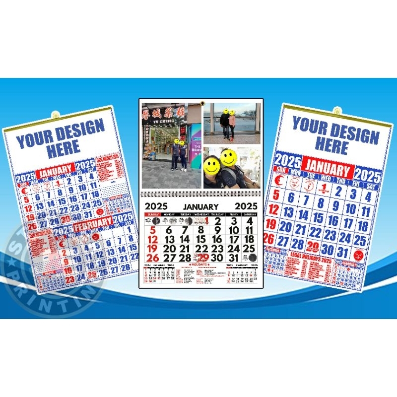 2025 CUSTOMIZED FAMILY CALENDAR / COMMERCIAL CALENDAR! | Shopee Philippines