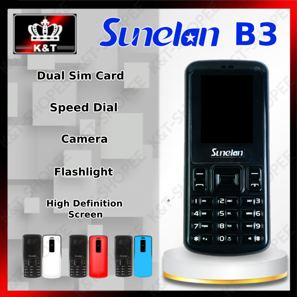 B3 Dual Sim Quality Keypad Cellphone Big Speaker Mobile Phone FM/Games ...