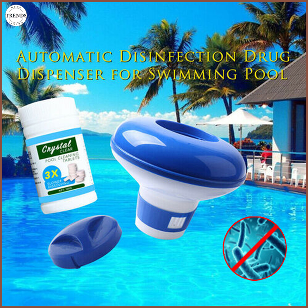 Pool effervescent tablet Cleaning tablet Swimming Clarifier Chlorine ...