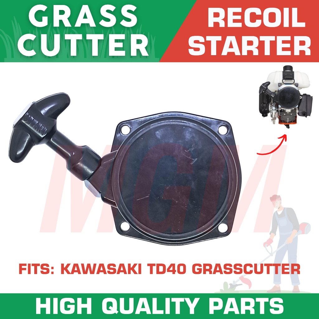 Kawasaki TD40 Recoil Starter Grass Cutter Accessories Parts TD40 ...