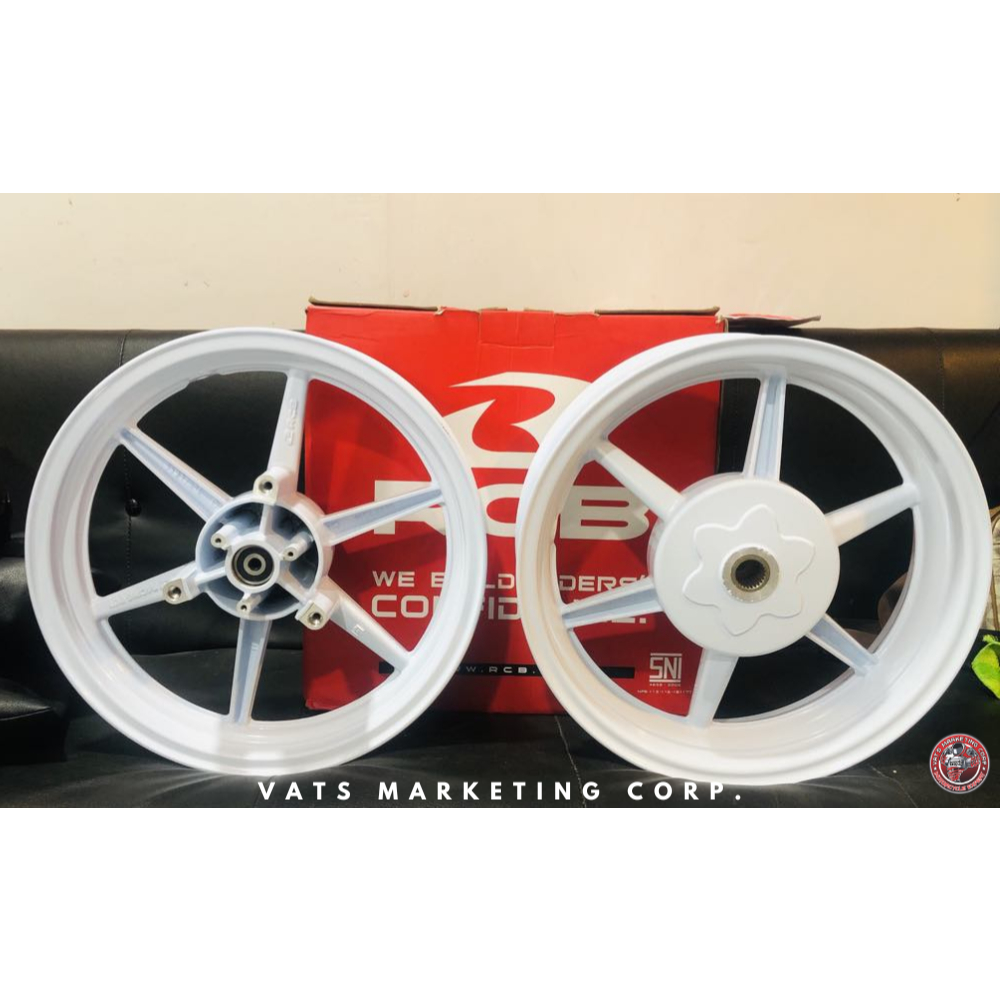 RCB MAGS SP811 YAMAHA NVX155(AEROX) WITH BEARING (WHITE) FREE STICKER ...