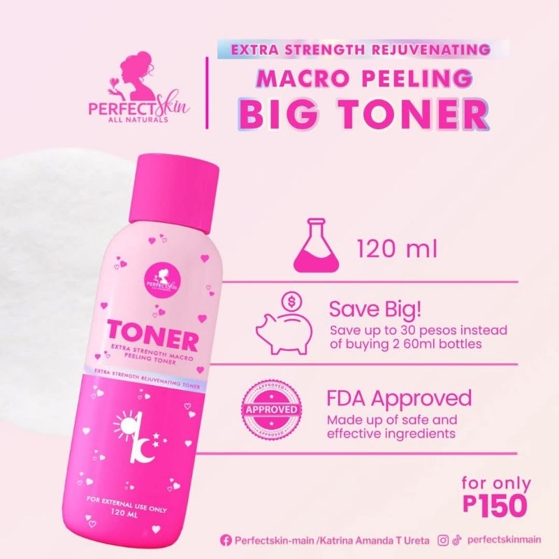 Perfect Skin Rejuvenating Big Toner 120mL | Shopee Philippines
