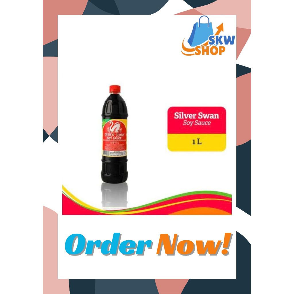 Silver Swan Soysauce 1 liter Toyo Used in traditional Filipino recipes ...