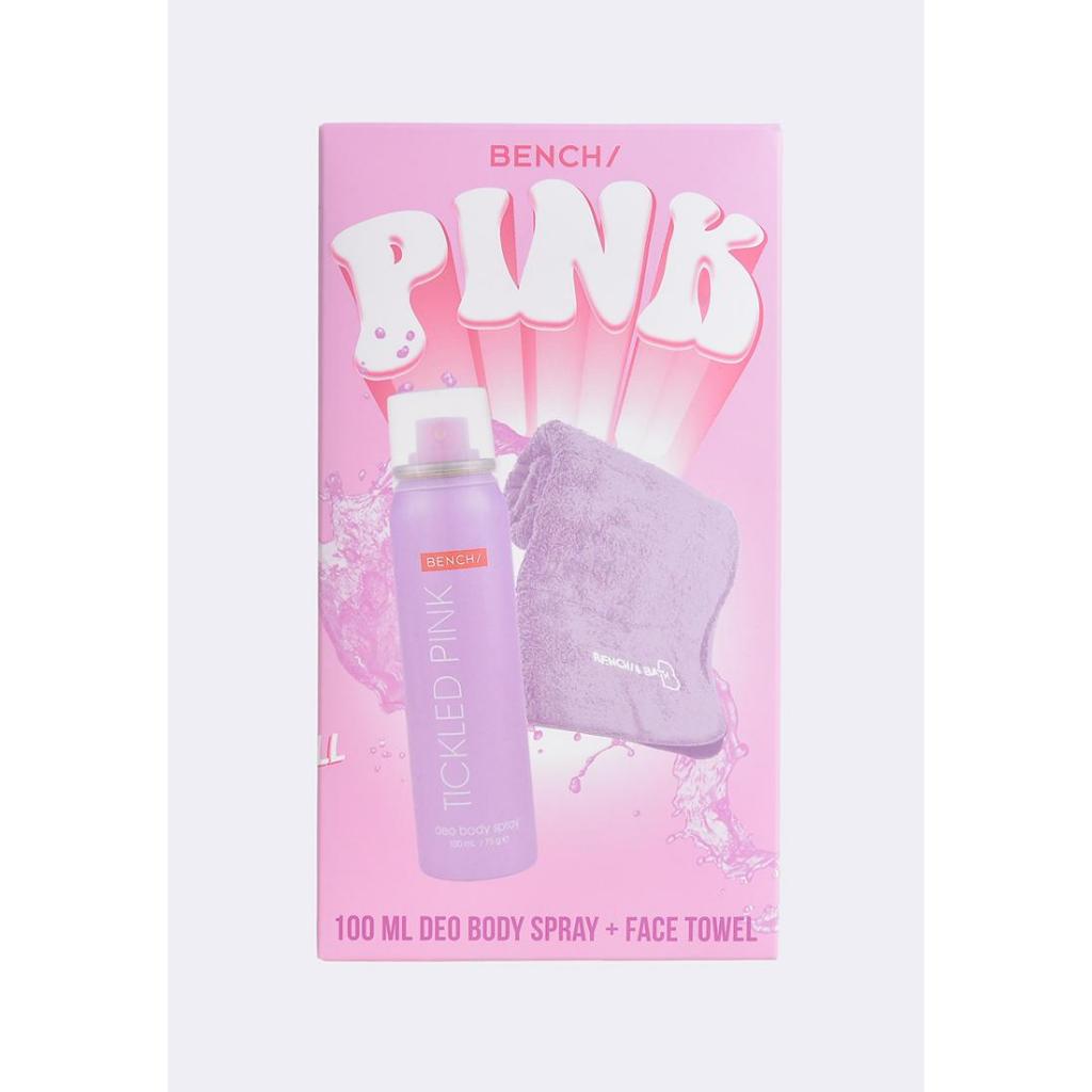 BENCH/ - PIC0323 Pink Deo Body Spray and Face Towel Gift Set | Shopee ...